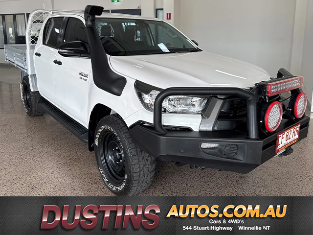 2021 Toyota Hilux GUN126R SR Double Cab White 6 Speed Sports Automatic ...